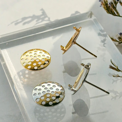 【2個】【14mm】14kgp ピアスシャワー シャワー台 ビーズ刺繍 アクセサリーパーツ ハンドメイド 金具・チェーン Little Beans 通販｜Creema(クリーマ)