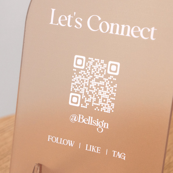 ミニサイズアクリル看板 レジ横POP サインボード 店舗看板 QRコード ポップ／sa03 表札・ネームプレート Bellsign/ベルサイン 通販 17014184｜Creema(クリーマ)