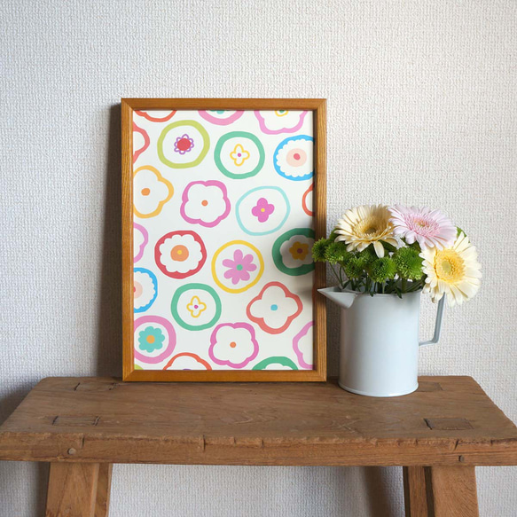 hana ame moyou 」A4ポスター タペストリー・壁掛け heaven アマモトチエ 通販 17016156｜Creema(クリーマ)