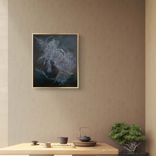 絵画展入賞作】深海のdeus / アクリル 46×38㎝ F8 原画 絵画展入賞作】深海のdeus / アクリル 46×38㎝ F8 原画