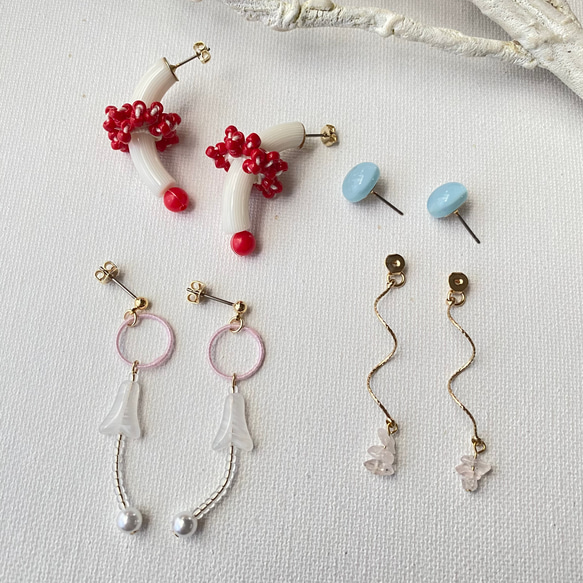 【Creema限定】ピアス3点セット 福袋【G】 ピアス（スタッド・一粒） kincot 通販 17052262｜Creema(クリーマ)