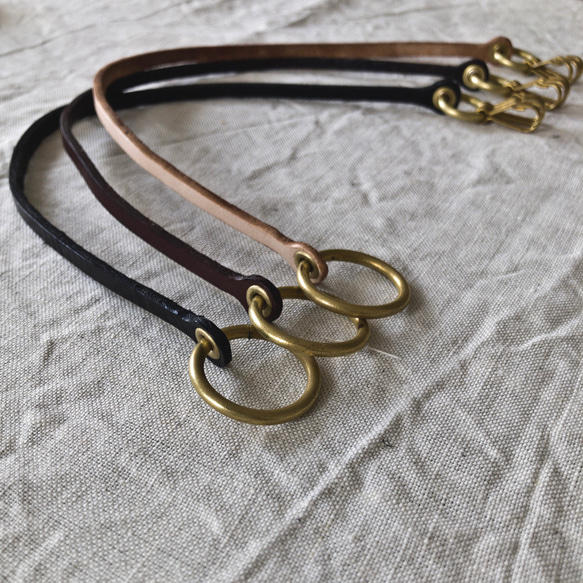 droopy key strap 姫路レザー キーリング studio FAVORI 通販 17054794｜Creema(クリーマ)