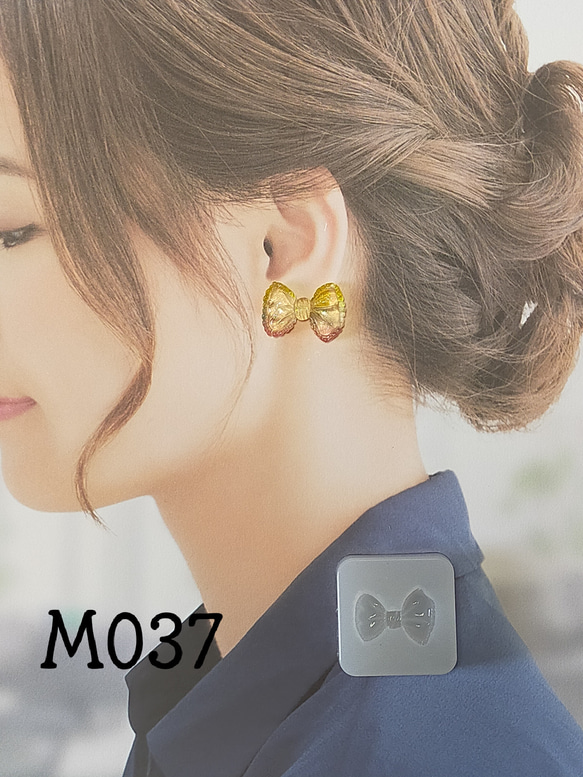 【M037】リボン シリコンモールド 樹脂・レジン Blue_star 通販｜Creema(クリーマ) 17070769