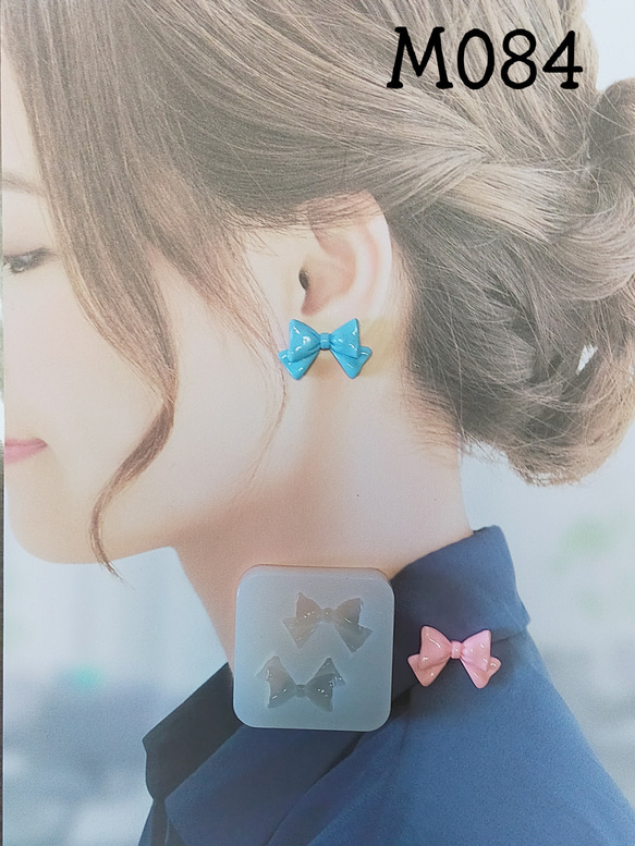 【M084】リボン シリコンモールド 樹脂・レジン Blue_star 通販｜Creema(クリーマ) 17073242