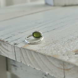[お抹茶カラーのvesuvianite]ring 指輪・リング STUDIO TENTEN 通販 17078304｜Creema(クリーマ)