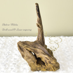 流木のエアプランツスタンド 一輪挿し・花瓶・花器 atelier milcha 通販 17088301｜Creema(クリーマ)