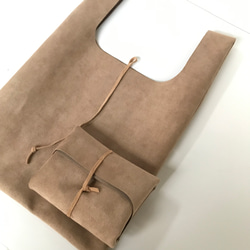 マルシェバッグ 洗えて、折り畳みのできるウルトラスエード製 エコバッグ・サブバッグ Maison d' Artisan 通販 17090432 ...