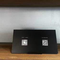 インスタ インスタグラム Instagram PayPay QRコード 看板 店舗 アトリエ 手仕事 flower 表札・ネームプレート scrap 通販 17097855｜Creema(クリーマ)