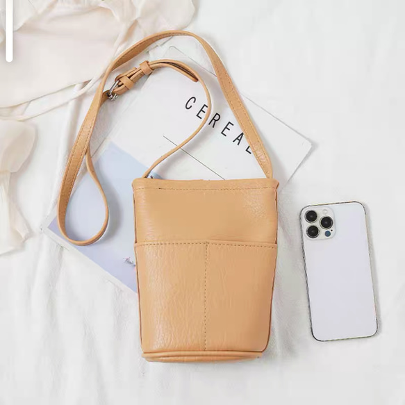 ミニポシェット、スマホポシェット、スマホショルダー、ミニポーチ スマホポシェット・スマホポーチ Encounter 通販｜Creema ...