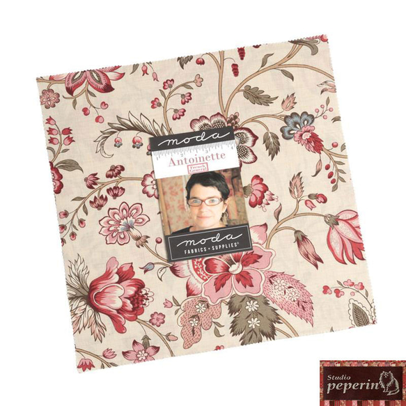 「Antoinette」moda Layer Cakes (カットクロス42枚) フレンチジェネラル はぎれ studio peperin ...