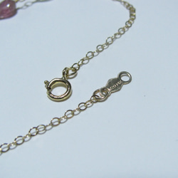 14kgf*【10月誕生石】マルチカラートルマリンのブレスレット ブレスレット K＆N 通販 17131065｜Creema(クリーマ)