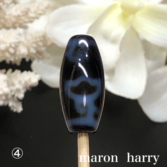睡蓮花天珠・天珠・天然石④•*¨*•.¸¸♬ ブレスレット MARON HARRY 通販｜Creema(クリーマ)
