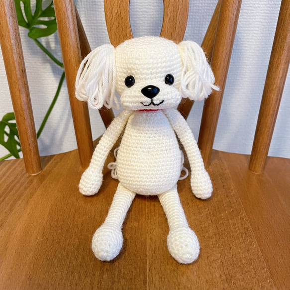 ami-inu マルチーズ あみぐるみ ami-neko 通販 17150112｜Creema(クリーマ)