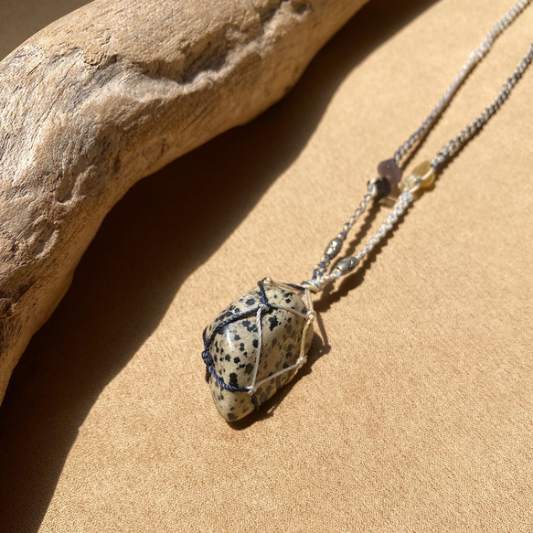 Zebra Prince 天然ミネラルワックス糸編み込みネックレス ネックレス・ペンダント 麻瓜魔石。Muggle Magic 通販 ...