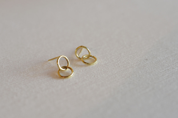 B-P048 ピアス（フープ） sawa 通販 17153514｜Creema(クリーマ)