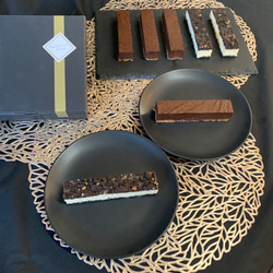 スティックチーズケーキMIXギフトBOX【キャラメルショコラ＆クッキークリーム】（5本入）ホワイトデーやプレゼント♪ 焼き菓子 tassy ...