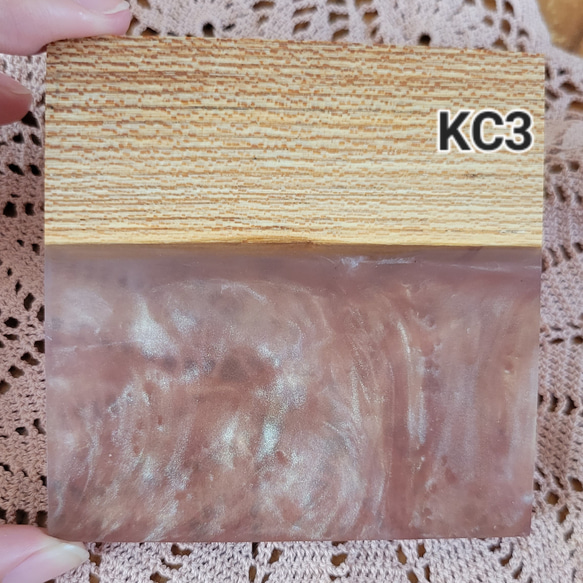 ウッドレジンコースター kc3 コースター Atelier Hazel 通販｜Creema(クリーマ) 17163404