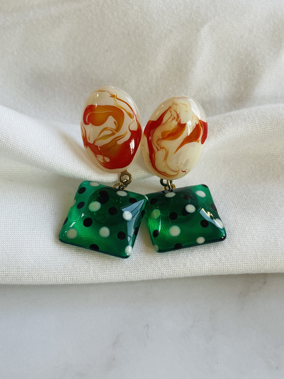 Marble and Dot pierce ピアス（スタッド・一粒） Marcela 通販 17165384｜Creema(クリーマ)