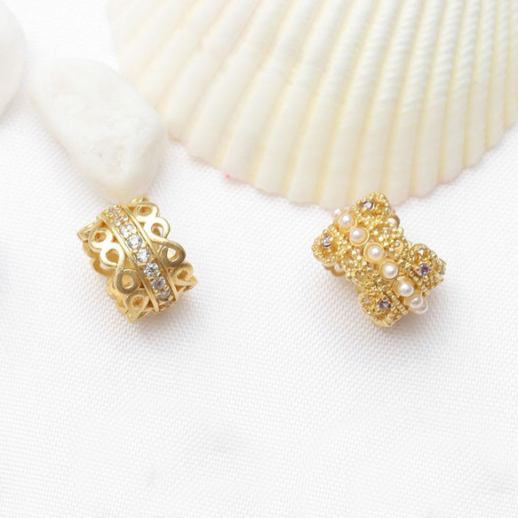 G ロンデル スペーサービーズ 14KGF ゴールドフィルド1個 その他素材 Koron 通販 17181500｜Creema(クリーマ)