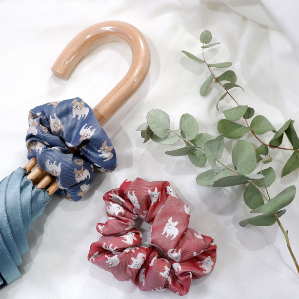 【Iruyo】シュシュ ウエスティ柄 シュシュ 富士桜工房 通販 17186074｜Creema(クリーマ)