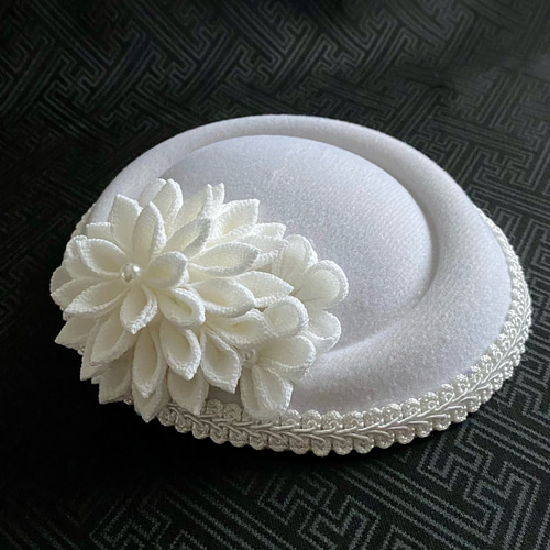 トークハット トーク帽 白 ヘッドドレス レトロ 成人式 結婚式 トークハット トーク帽 白 ヘッドドレス レトロ 成人式 結婚式