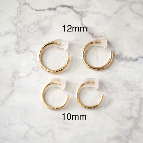 太めタイプ ピアスに見えるイヤリング！極小 ノーマル ミニ フープイヤリング メンズ（14kgf 12mm) 秋 メンズ イヤリング・ノンホールピアス Saya ︎ 通販 17208092 ...