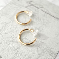 太めタイプ ピアスに見えるイヤリング！極小 ノーマル ミニ フープイヤリング メンズ（14kgf 12mm) 秋 メンズ イヤリング・ノンホールピアス Saya ︎ 通販 17208092 ...