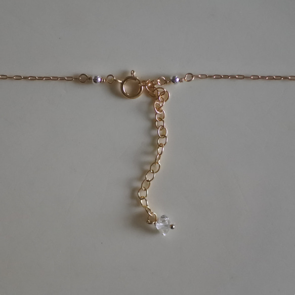 カレンシルバー ハーキマーダイヤモンドのネックレス（14kgf） ネックレス・ペンダント bikou 通販 17212975｜Creema(クリーマ)