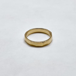 槌目リング(ゴールド) SV925+18KGP K10 K18 文字入れ 指輪・リング CREAR(クレア) 通販｜Creema(クリーマ) 17221725