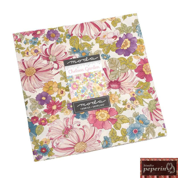 「Chelsea Garden」moda Layer Cakes (カットクロス42枚) はぎれ studio peperin 通販 ...