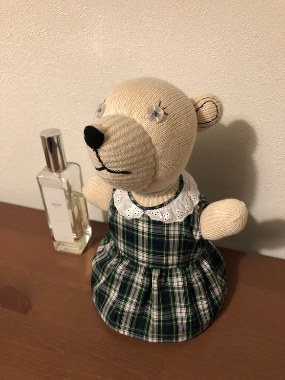 KINARI KUMA ‘OLIVIA’ ぬいぐるみ KUMA+oUSAGI 通販 17234480｜Creema(クリーマ)