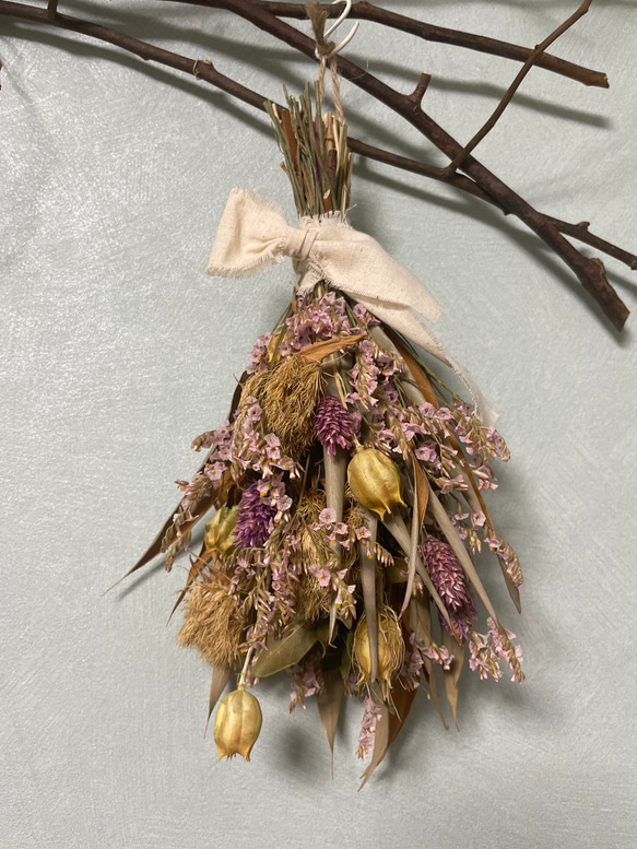 dried flower mini swag スワッグ upis 通販 17241744｜Creema(クリーマ)