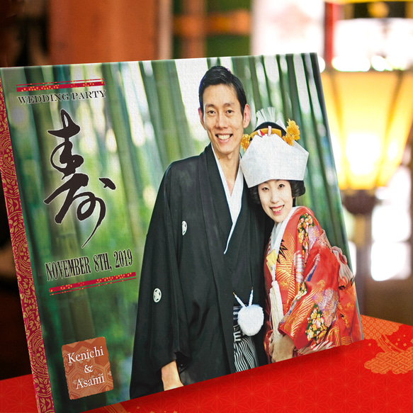 ウェルカムボード⭐️キャンバスプリント ｜側面印刷OK 写真補正無料 ウェルカムスペース WLB-002 ウェルカムボード アンビエンテ 通販 17248552｜Creema(クリーマ)