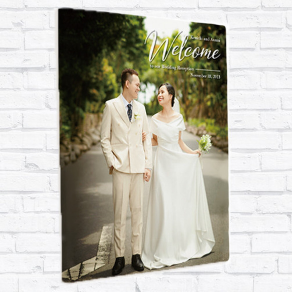 ウェルカムボード⭐️キャンバスプリント ｜側面印刷OK 写真補正無料 ウェルカムスペース WLB-021 ウェルカムボード アンビエンテ 通販 ...