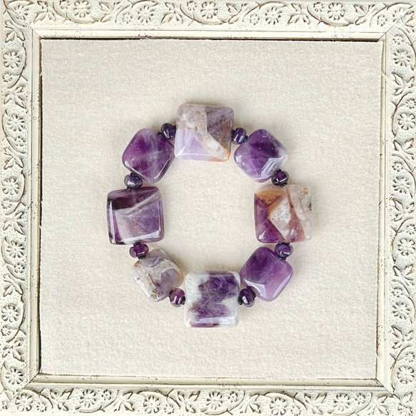 manulo アメシストのブレスレット ams-b-2402-03 ブレスレット t.m.k. 通販｜Creema(クリーマ) 17269001