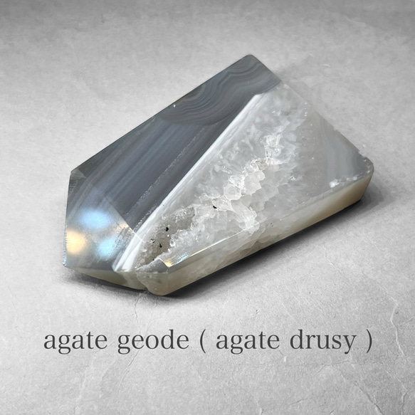 agate geode point：treasure agate / アゲートジオードポイント A：トレジャー瑪瑙 天然石 N.st 通販 17275081｜Creema(クリーマ)