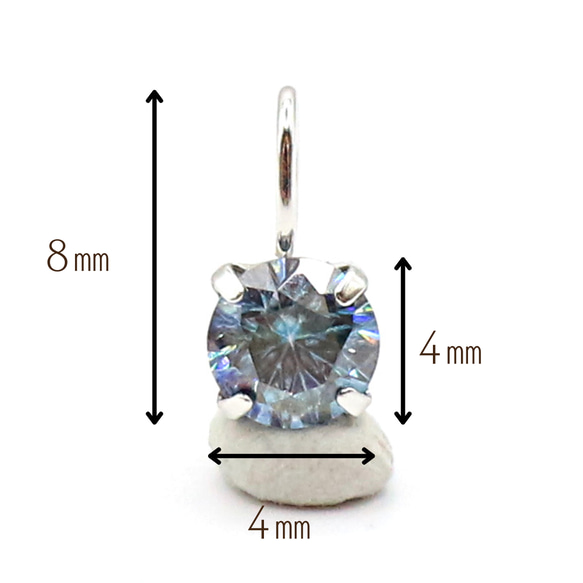 AG-K10-08 K10 WG ペンダントトップ モアサナイト ネックレス・ペンダント アラナヴ ジェムス 本館 通販｜Creema(クリーマ)