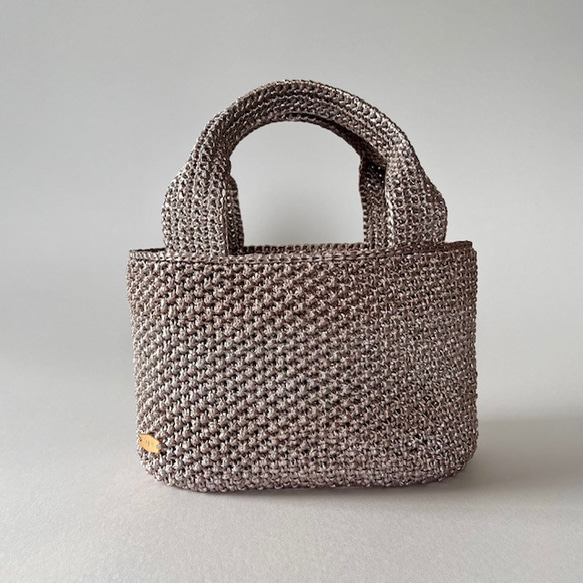 ＝受注製作商品＝ キラキラトートバッグ『Trip』アンティークシルバー トートバッグ crews 通販 17292018｜Creema(クリーマ)