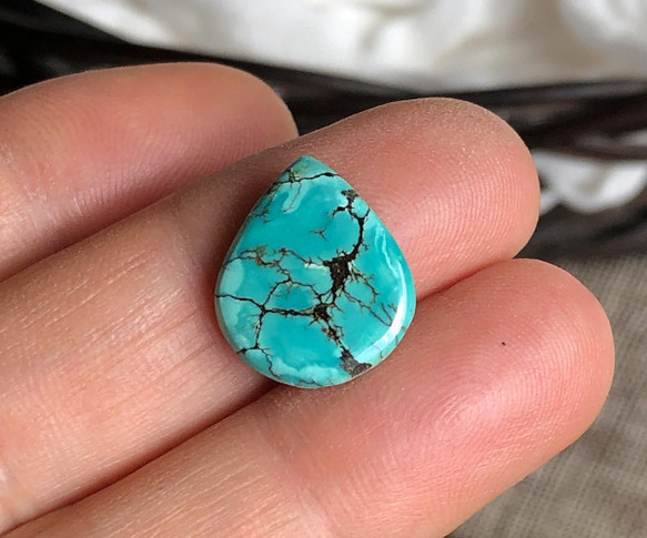 8690 チベタンターコイズ 天然石 天然石 Aun planet（発送は月水金のみ） 通販｜Creema(クリーマ) 17297618