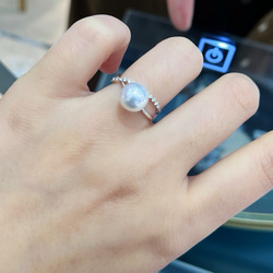 「南洋真珠」K18 天然南洋真珠 健康・無垢・長寿・富・純潔・円満・完成 天然ダイヤモンド リング 指輪・リング CHIC JEWELRY ...