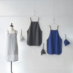 パイピングエプロン WG+ポーチ / piping apron WG+pouch ライトグレー エプロン SUNNY LOCATION 通販 ...