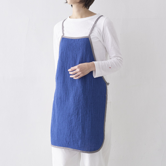 パイピングエプロン WG+ポーチ / piping apron WG+pouch ネイビー エプロン SUNNY LOCATION 通販 ...