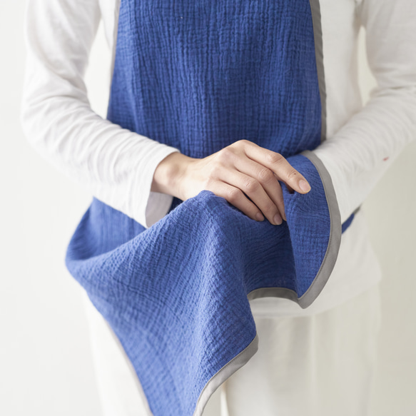 パイピングエプロン WG+ポーチ / piping apron WG+pouch ネイビー エプロン SUNNY LOCATION 通販 ...