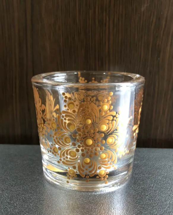 曼荼羅 candle holder ギフト プレゼント キャンドル・キャンドルホルダー LemurianAnela 通販｜Creema(クリーマ)