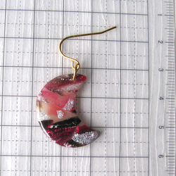 Red half-moon pierce ピアス（フープ） LEA 通販 17310262｜Creema(クリーマ)