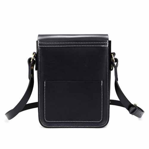 ショルダーバッグ ヌメ革 本革 縦長型 斜めがけ しっかりとした作り