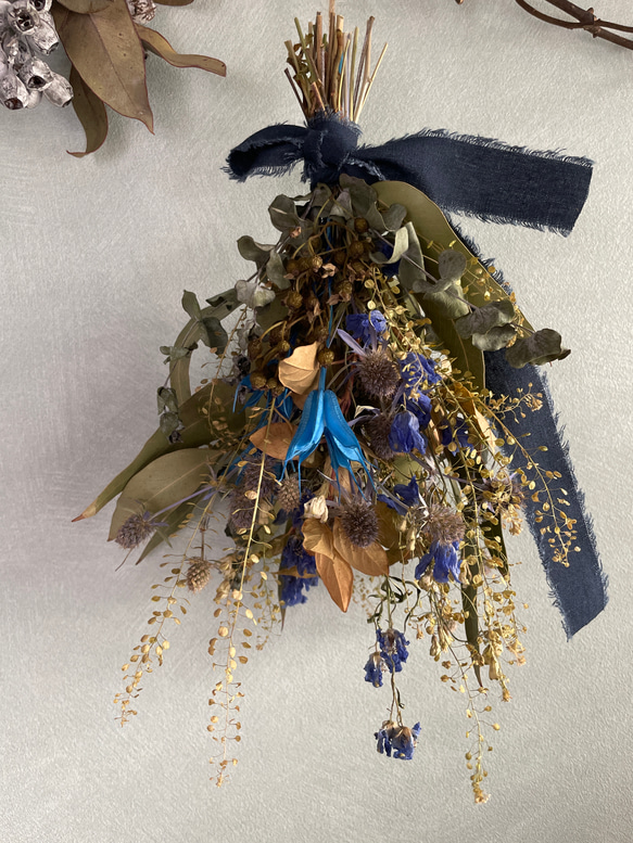 dried flower mini swag スワッグ upis 通販 17333949｜Creema(クリーマ)