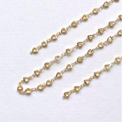 高品質 14kgf ハート型チェーン 5.8mm 60㎝ ネックレス 素材 14KGF 金具・チェーン simplemade 素材販売 通販｜Creema(クリーマ) 17345230