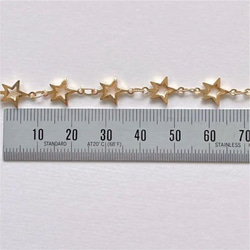 高品質 14kgf 星形チェーン 8.8mm 60㎝ ネックレス 素材 KGF 金具・チェーン simplemade 素材販売 通販 17345257｜Creema(クリーマ)