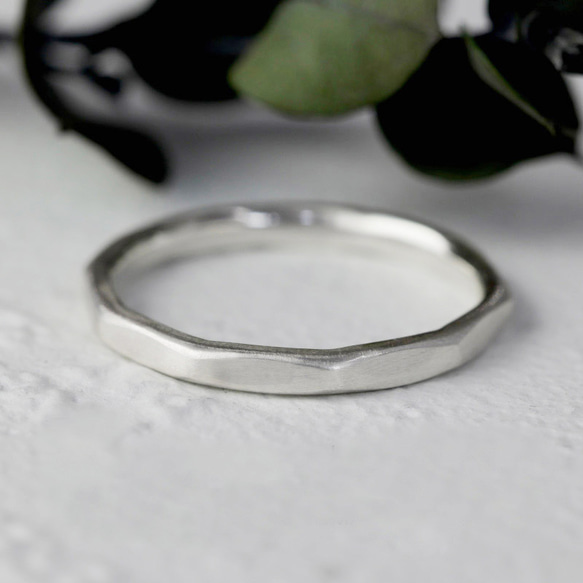 【silver Ring】Attrait Cinq シルバー シルバー950 角 艶消し リング プレゼント 指輪・リング JEWEL YOKO 通販 17352479｜Creema(クリーマ)